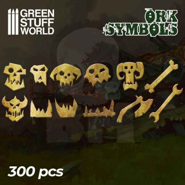 Battle-Models > Ork Runes and Symbols - 300 letters - runy i znaki orków